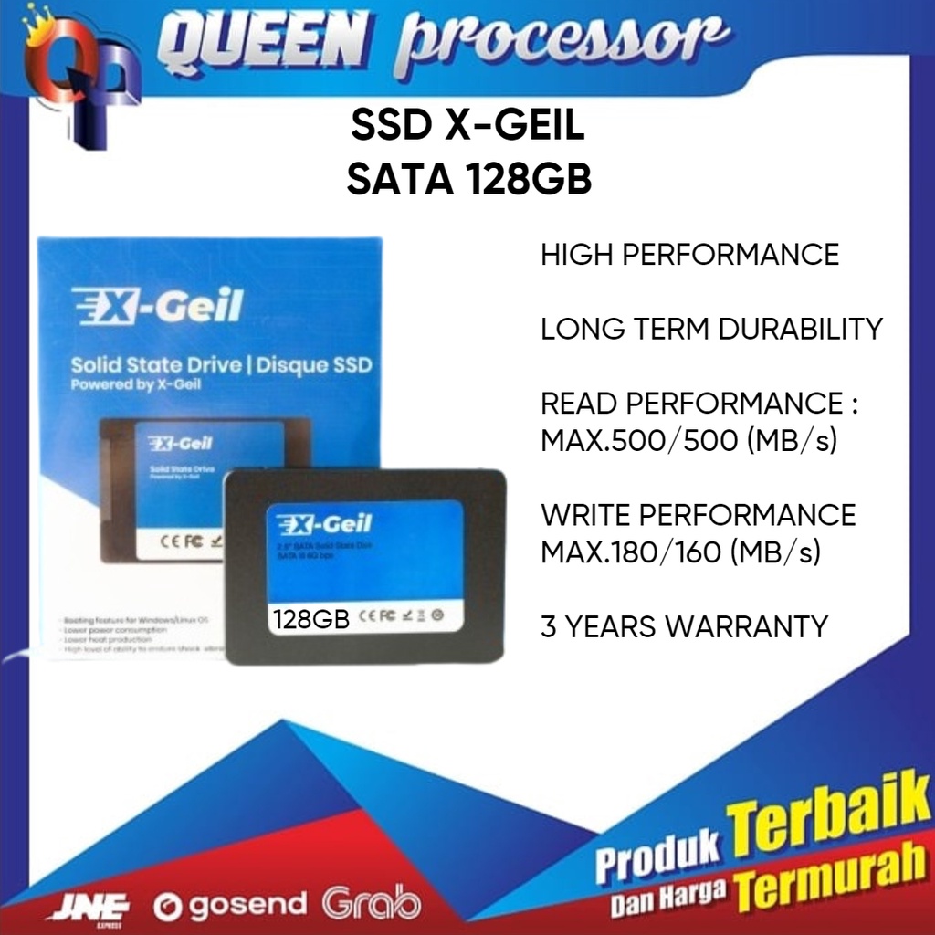 Jual SSD 128GB SATA III X-GEIL GARANSI 3 TAHUN | Shopee Indonesia