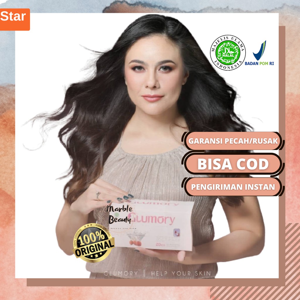 Jual GLUMORY BEAUTY DRINK Minuman Kecantikan Pemutih Wajah KULIT ...