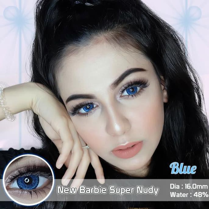 Jual Softlens Barbie Eye Super Nudy Blue (Biru) | Shopee Indonesia