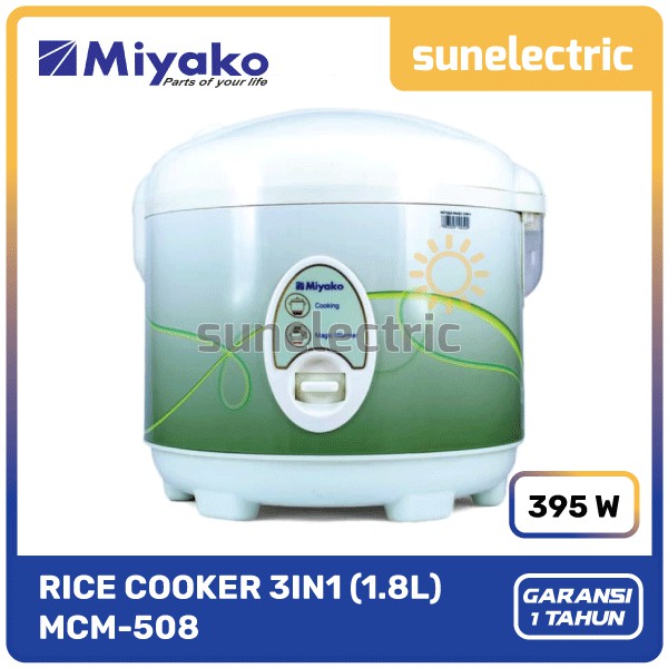 Jual Miyako MCM-508 Polos Rice Cooker / Magic com 1.8 Liter MCM508 ...