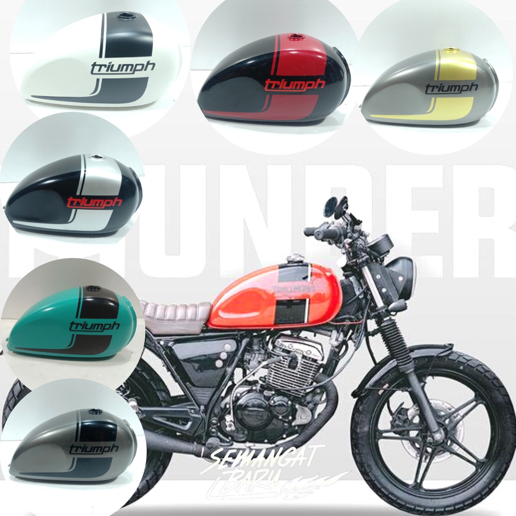 Jual TANGKI SCRAMBLER TRIUMPH THUNDER, BYSON, SCORPIO, BYSON, TIGER ...