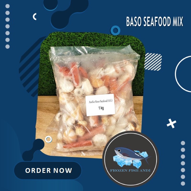 Jual Aneka Baso seafood 1 kg frozen | Shopee Indonesia