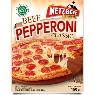 Jual PEPPERONI BEEF METZGER BEEF PEPPERONI CLASSIC 150GR (HALAL ...