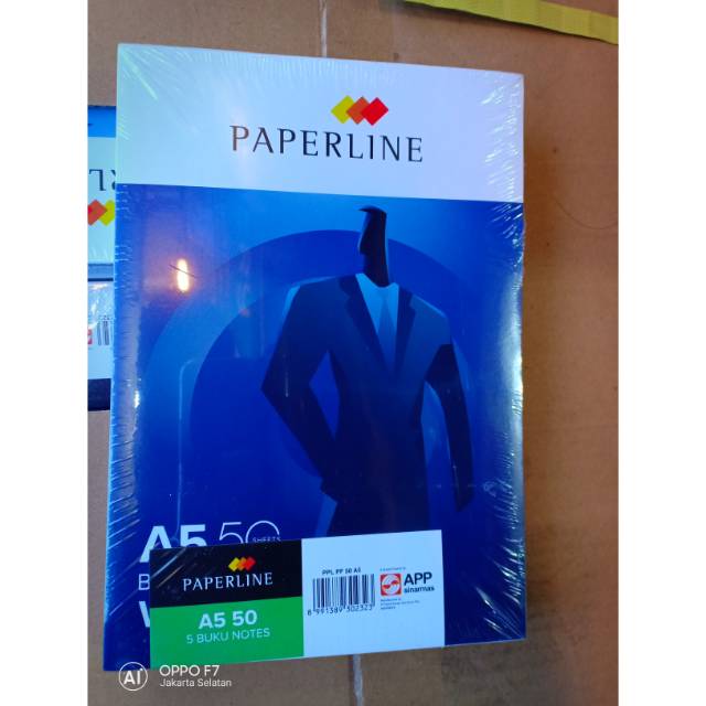 Jual Buku note A5 paperline 50 sheet | Shopee Indonesia