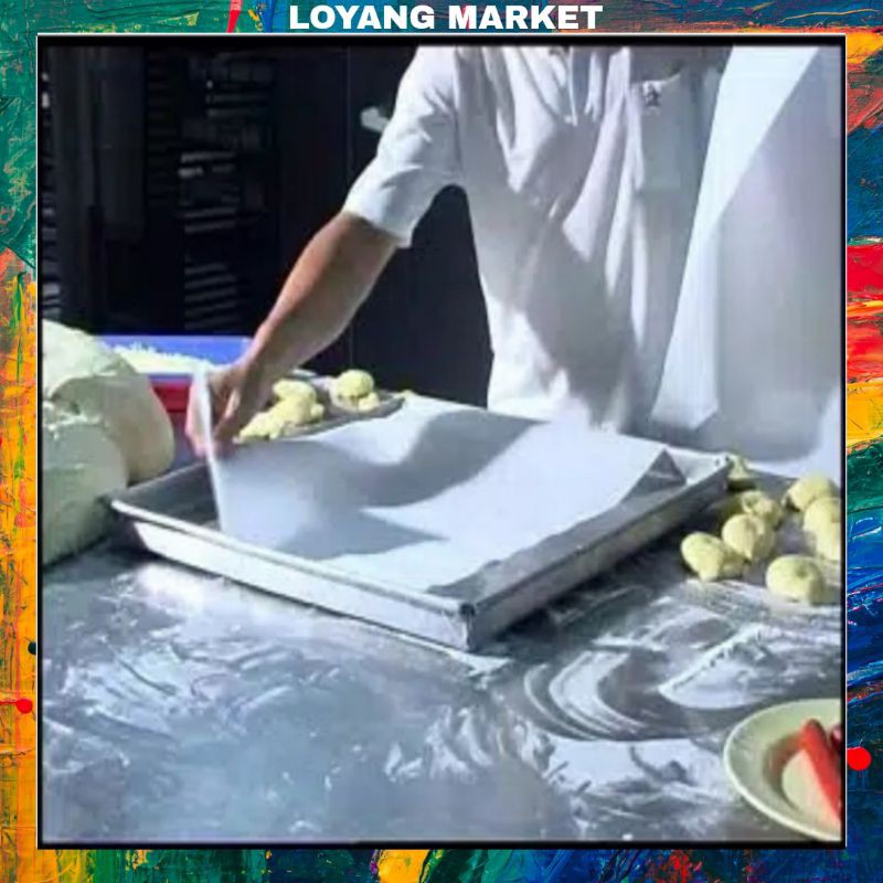 Jual kertas roti baking paper 100 x 75 cm / Alas loyang / alas roti ...
