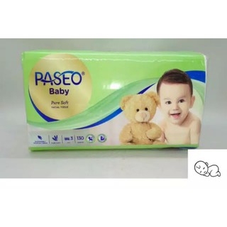 Jual tissue paseo baby facial pure soft 130- 3ply/ tissue bayi pure ...