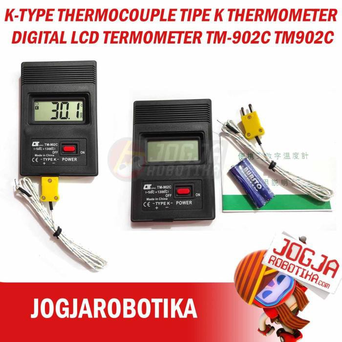 Jual K-TYPE THERMOCOUPLE TIPE K THERMOMETER DIGITAL LCD TERMOMETER TM ...
