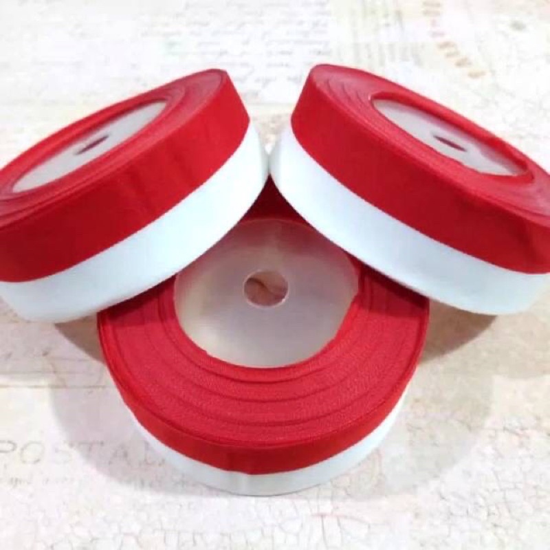 Jual Pita Bendera Merah Putih - Pita Kemerdekaan Per Roll | Shopee ...