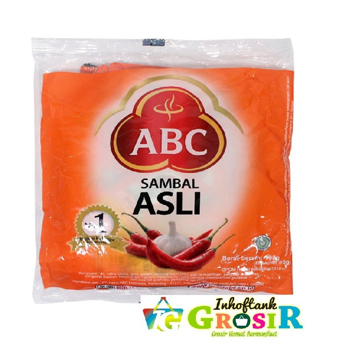 Jual ABC SAMBAL ASLI STIK (1 PAK/22pcs) | Shopee Indonesia
