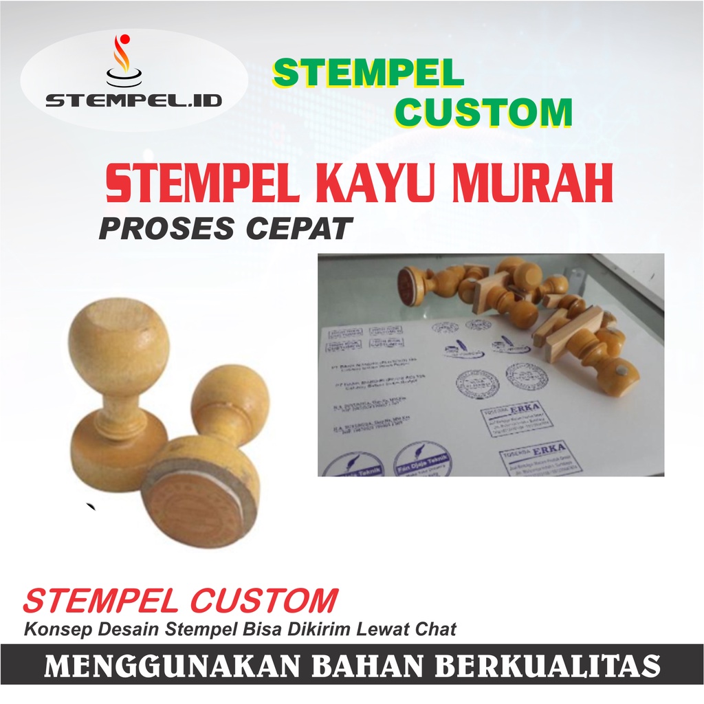 Jual Stempel Custom Kayu I Stempel Usaha I Stempel Dinas I Stempel ...