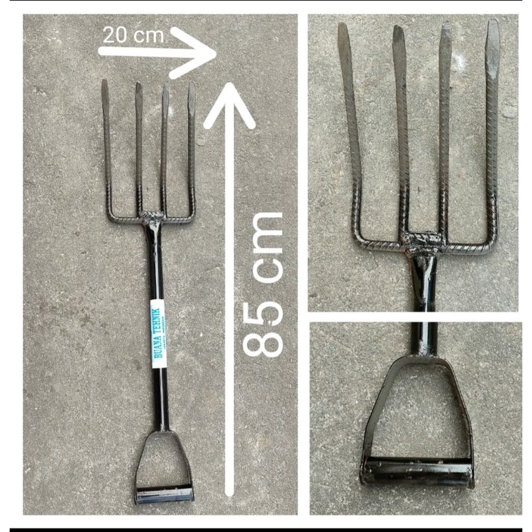 Jual Garpu Besi Jumbo Garukan Tanah Taman Kebun Sampah Got Saluran Air ...