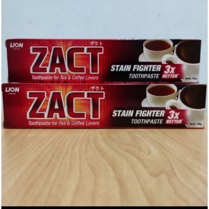 Jual Zact Pasta Gigi for Tea & Coffee Lovers 190g | Shopee Indonesia