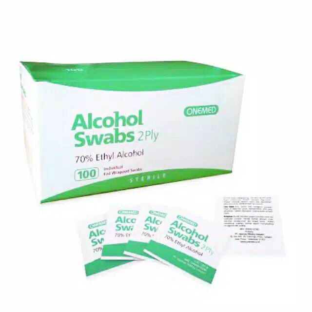 Jual ALCOHOL SWABS ONEMED | Shopee Indonesia