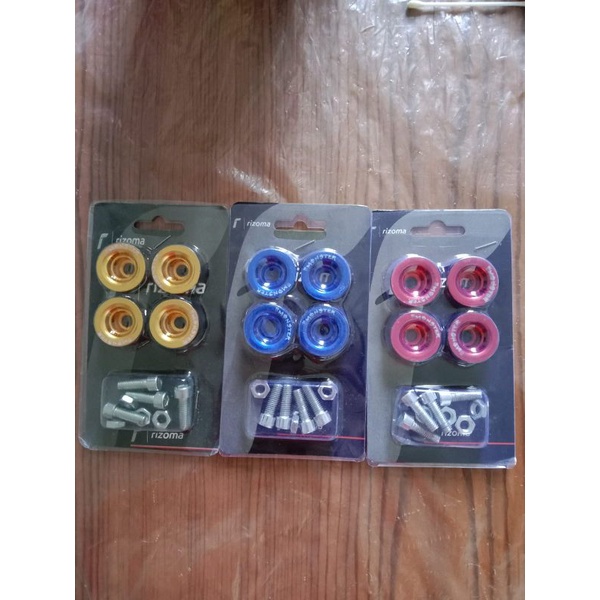 Jual MONEL BAUT PLAT NOMOR MODEL CORONG CNC WARNA LENGKAP DENGAN BAUT ...