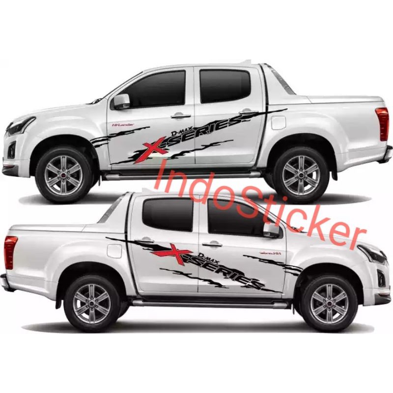 Jual stiker mobil x series raptor Navara Hilux sticker mobil ranger ...