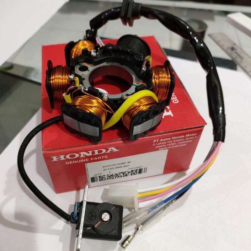 Jual SPULL STATOR ASSY SPOL SET GRAND ASTREA LAGENDA SUPRA X OLD WIN ...