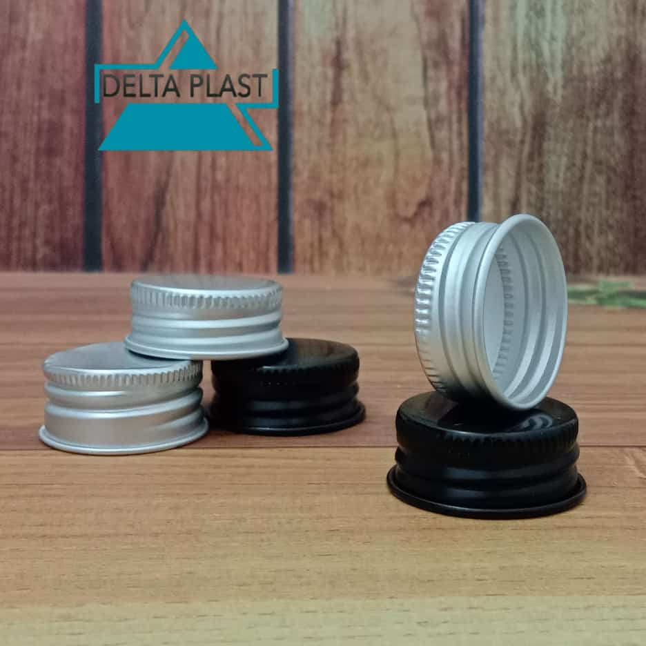 Jual Tutup Ulir Neck 28 Alumuium / Tutup Botol Uril Neck 28 Silver ...