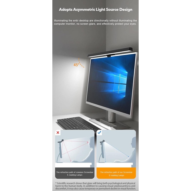 Jual Lampu Screen Bar Monitor Light Led Hobbes Lampu Meja Kerja Gaming ...