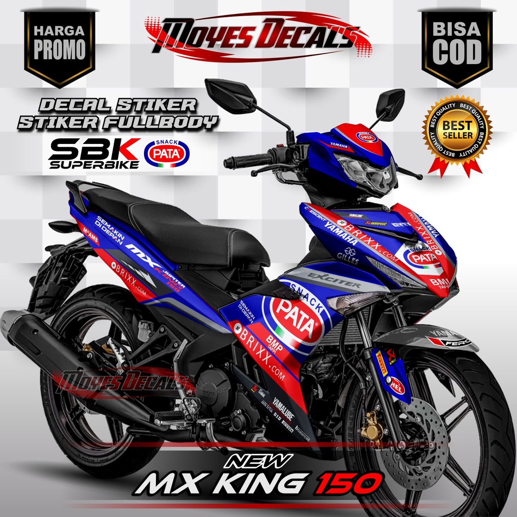 Jual decal mx king 150 decal jupiter new mx king 150 full body pata ...