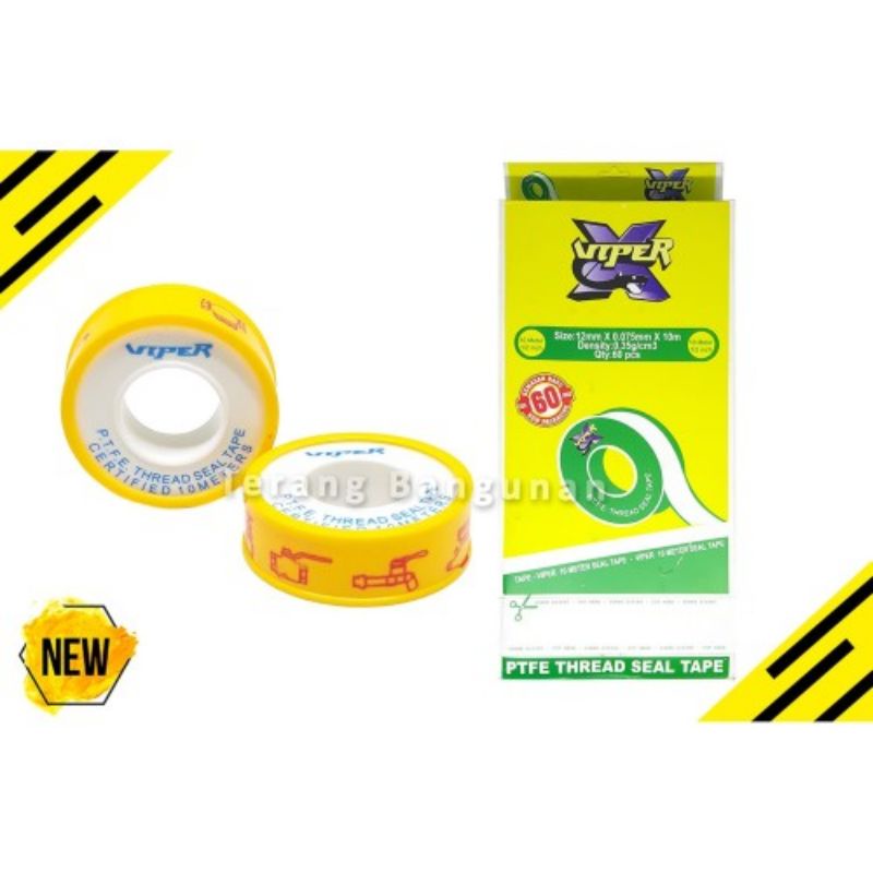 Jual Seal Tape Sealtape Solasi Siltep TBA Kran Air 12mm x 10m VIPER GRT ...