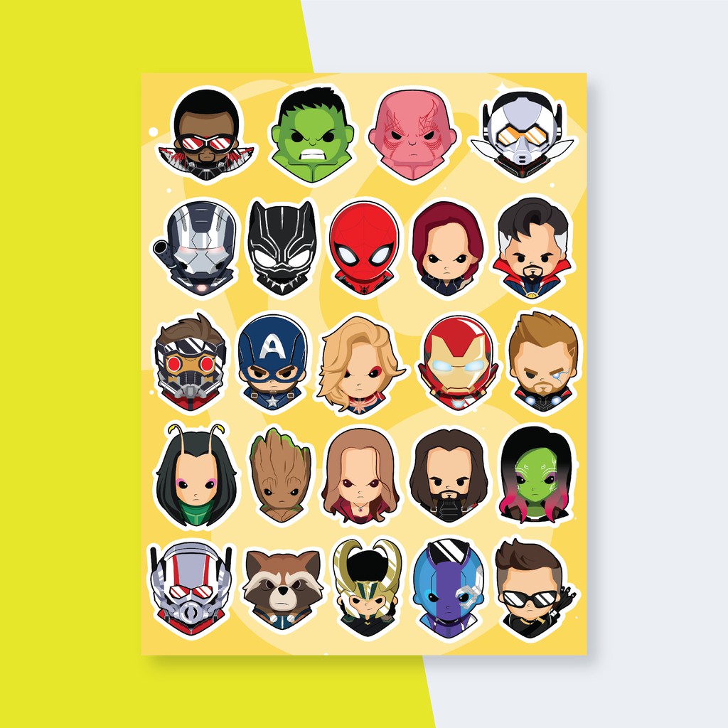 Jual Sticker Set Marvel | Shopee Indonesia