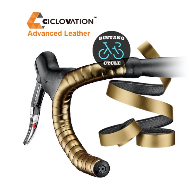 Jual BARTAPE CICLOVATION Advanced Bar Tape With Leather Touch - VAPOR ...