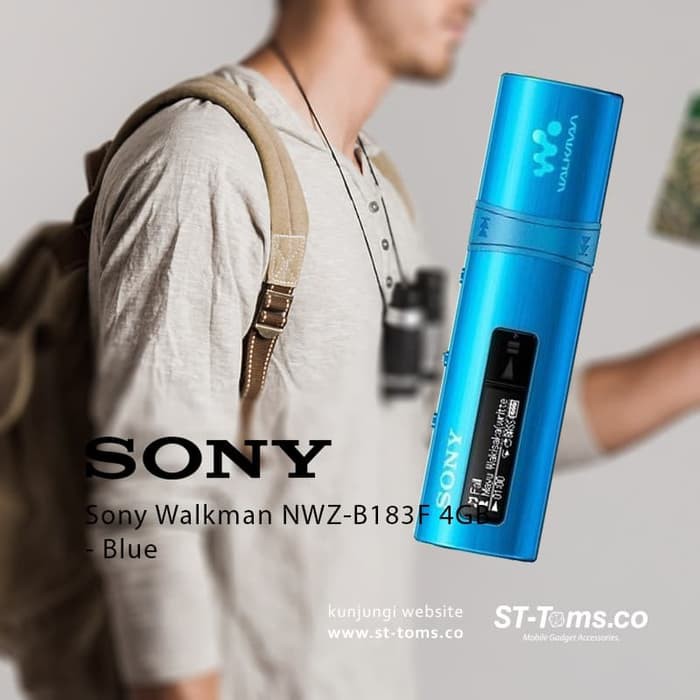 Jual Sony Walkman NWZ-B183F 4GB - Blue | Shopee Indonesia
