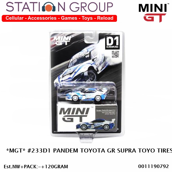 Jual MINI GT #233D1 PANDEM TOYOTA GR SUPRA TOYO TIRES - DIECAST ...