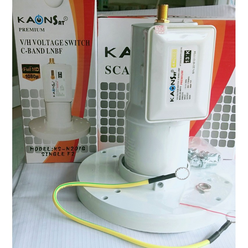 Jual LNB C-Band Single 13K Kaonsat KS-N201G | Shopee Indonesia