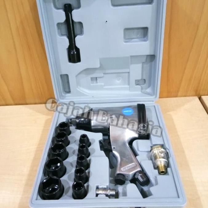 Jual Air impact wrench set 1/2 Alat mesin buka pasang baut angin kompresor | Shopee Indonesia