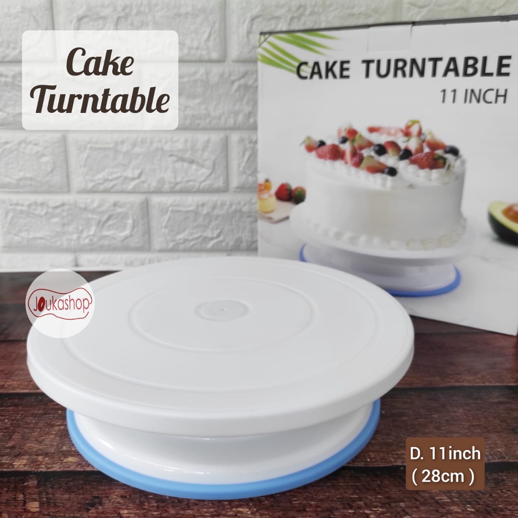 Jual Cake Turntable / Meja Putar Kue Revolving Cake Stand Tempat Kue ...