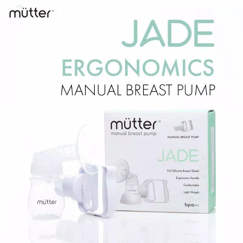 Jual Mutter Jade Pompa Asi Manual Ergonomis Handy Breast Pump Clinical ...