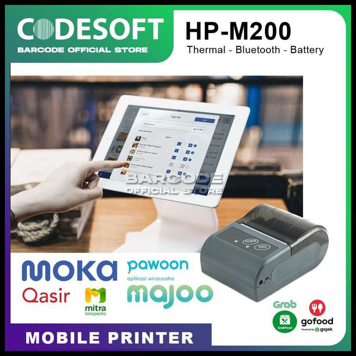 Jual JUAL MURAH PRINTER KASIR/PPOB THERMAL - CODESOFT HP-M200 ANDROID ...
