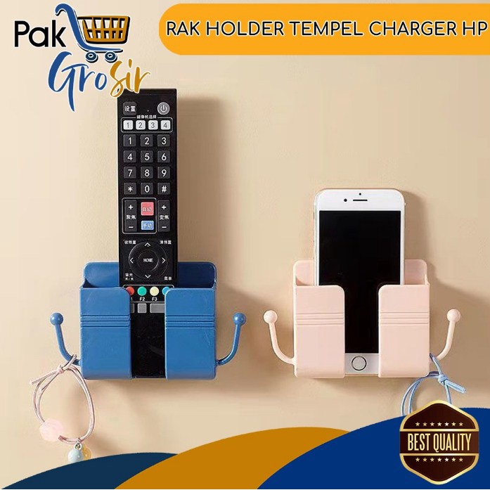 Jual Rak HP Dinding Hanger Holder Charger Tembok Tempat Handphone ...