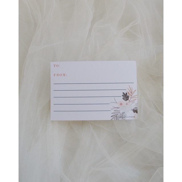 Jual Kartu Ucapan 8x12cm | Bisa Custom tulisan | Greetings Card ...