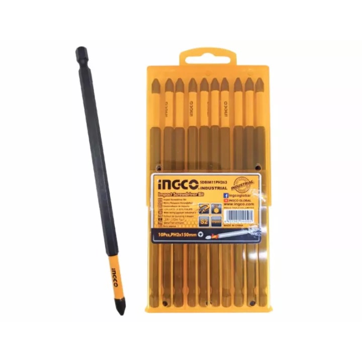 Jual INGCO SDBIM11PH263 Mata Obeng PLUS HEX Impact Screwdriver BIT PH2 ...