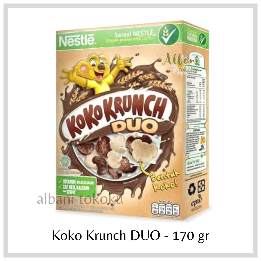 Jual Koko Krunch Duo Kemasan Box 170 gr - Sereal Susu - Cereal Box ...