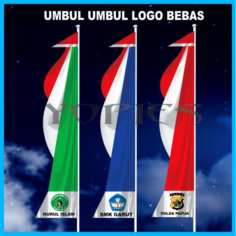 Jual Umbul umbul ayam jago logo bebas | Shopee Indonesia