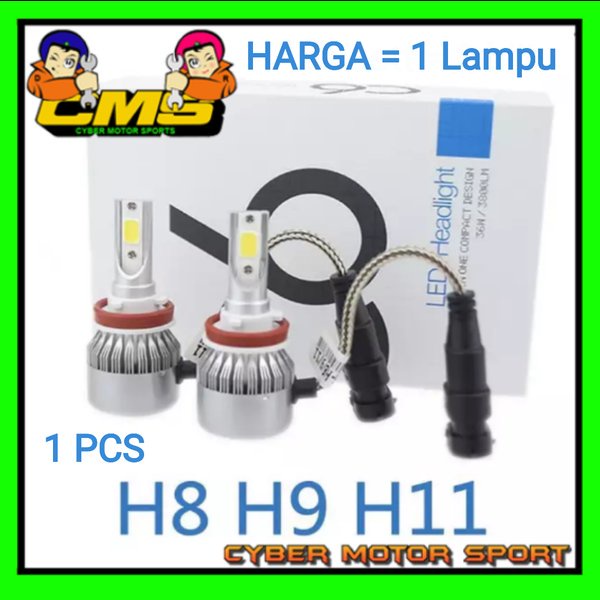 Jual lampu mobil H11 H8 H9 H16. Lampu headlamp H8. Lampu foglamp H11. Led | Shopee Indonesia