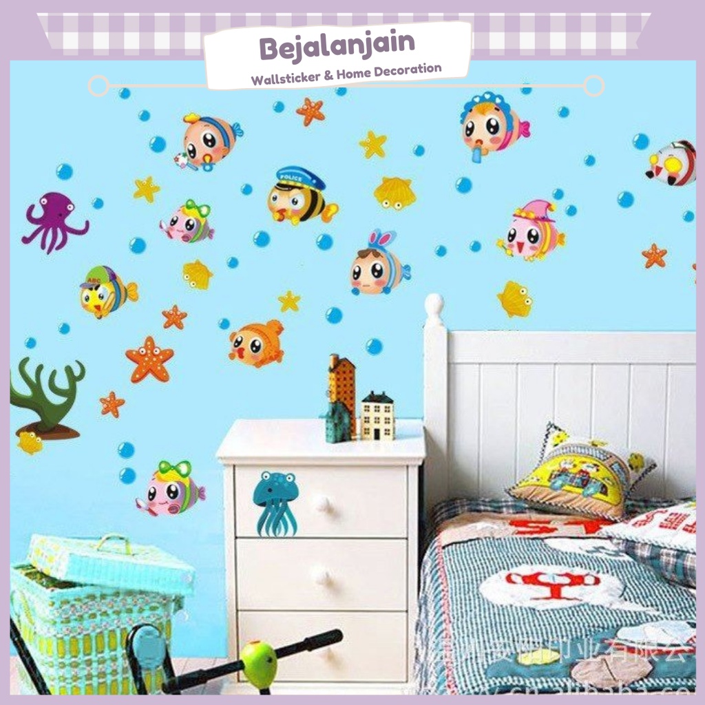 Jual BEJALANJAIN - Sticker dinding Kamar Mandi - Wall Sticker Tembok ...