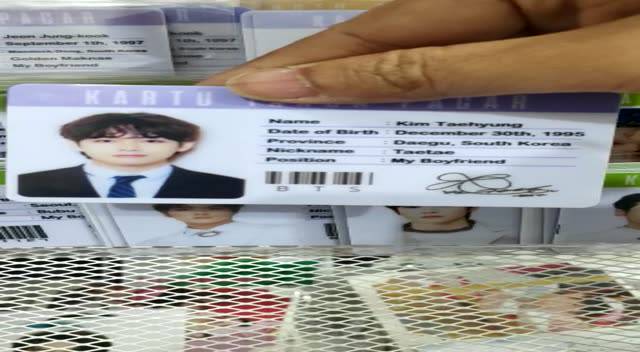 Jual ID CARD KTP KPOP BTS | Shopee Indonesia