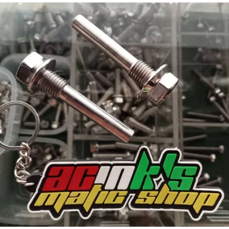 Jual BAUT TOJOSAN KAMPAS BIG HEAD KALIPER STANDAR NOUVO FIZR RX KING STAINLESS 2KUNCI (1BAUT ...