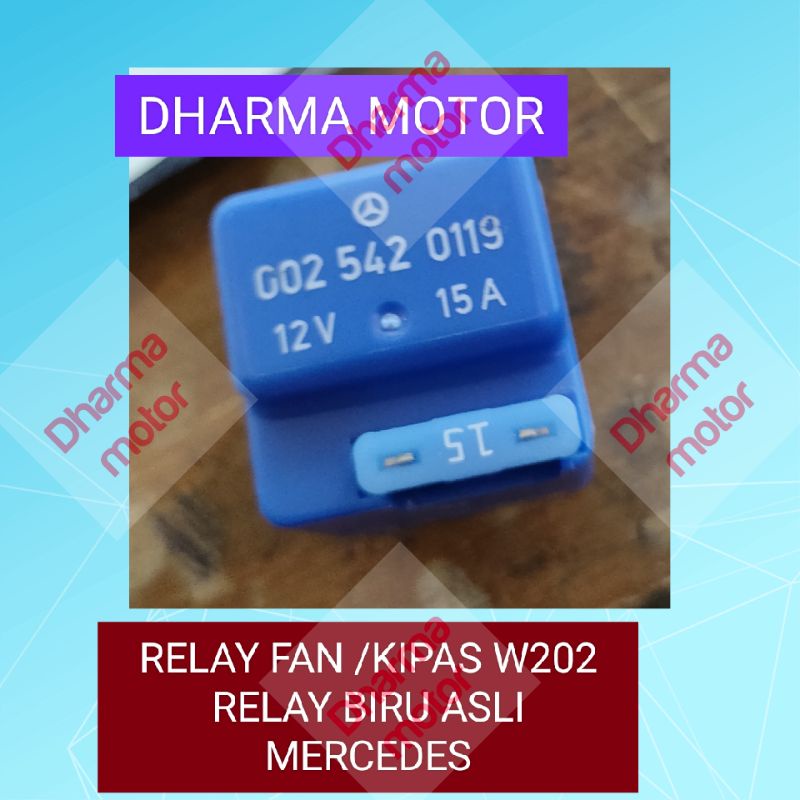 Jual RELAY BIRU W 202 RELAY FAN C CLAS PART MERCEDES | Shopee Indonesia