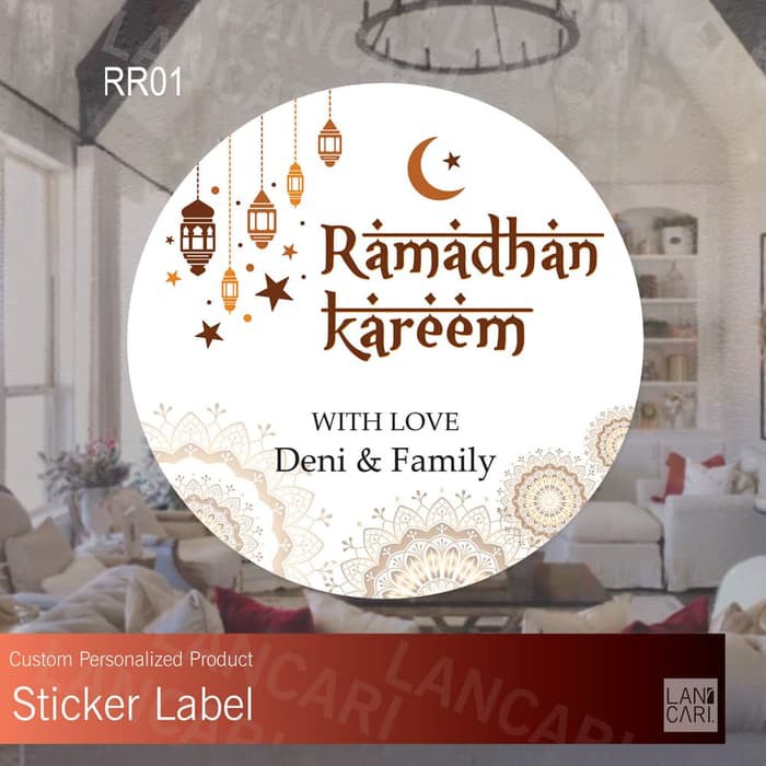 Jual Stiker Label Ramadan Bulan Puasa Ramadhan amplop custom snack ...