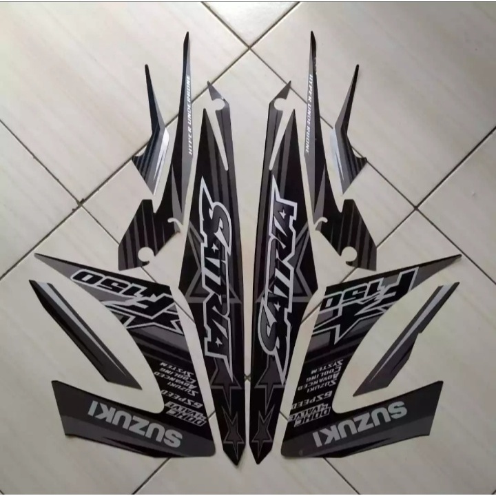Jual STRIPING STICKER MOTOR STIKER LIS BODY SATRIA FU F150 2014 ...