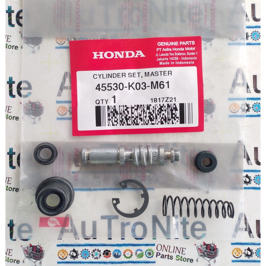 Jual Seal Cylinder Set Master Rem Depan 45530-K03-M61 Ori Honda ...