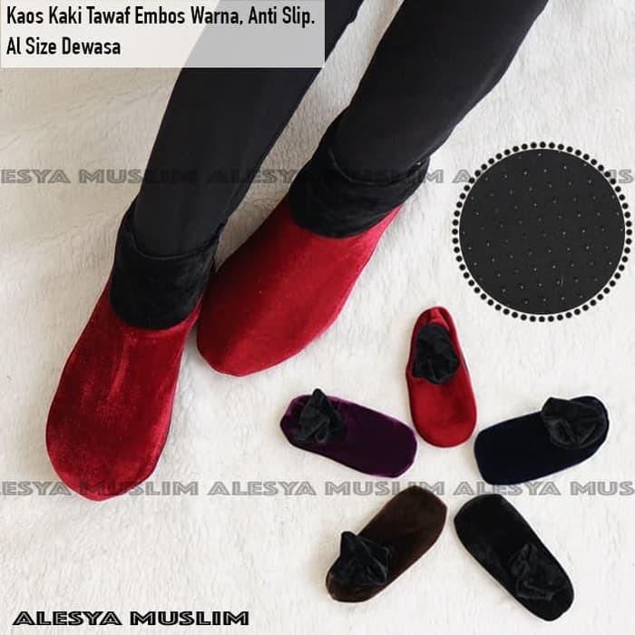 Jual sepatu tawaf boot bludru polos | Shopee Indonesia
