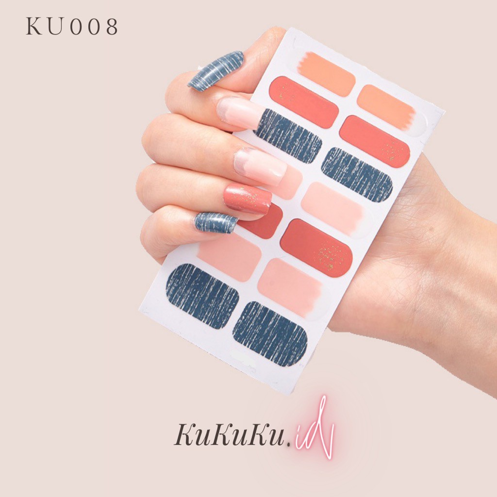 Jual STIKER KUKU / STICKER KUKU / NAIL WRAP [KU008] | Shopee Indonesia