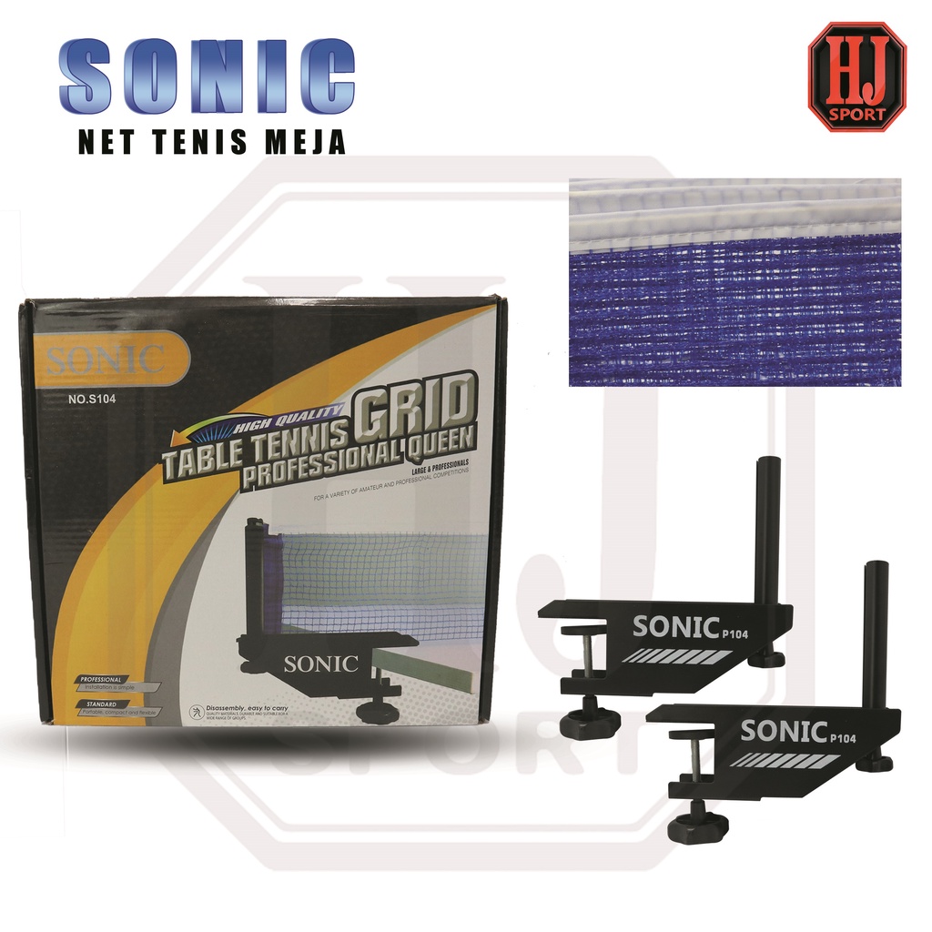Jual Net Tenis Meja Sonic S104 / Pingpong S 104 Original | Shopee Indonesia