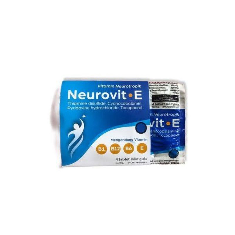 Jual Neurovit E - Multivitamin Neurotropik Vitamin B1 B2 B6 B12 & E ...